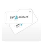 Gym Assistant Logo Barcode Key Tags | Gym Assistant